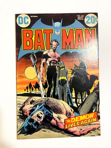 BATMAN #244 1972 🦇 ICONIC PANEL BATMAN KISSING TALIA AL GHUL NEAL ADAMS ...