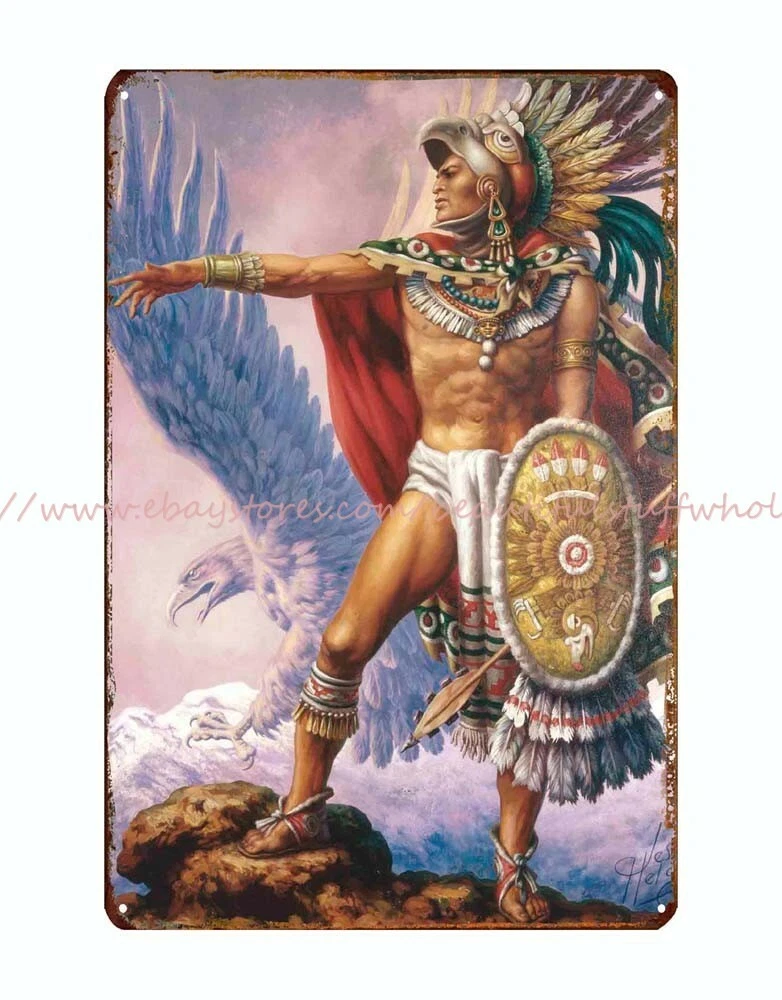 Ancient Aztec Warrior Art