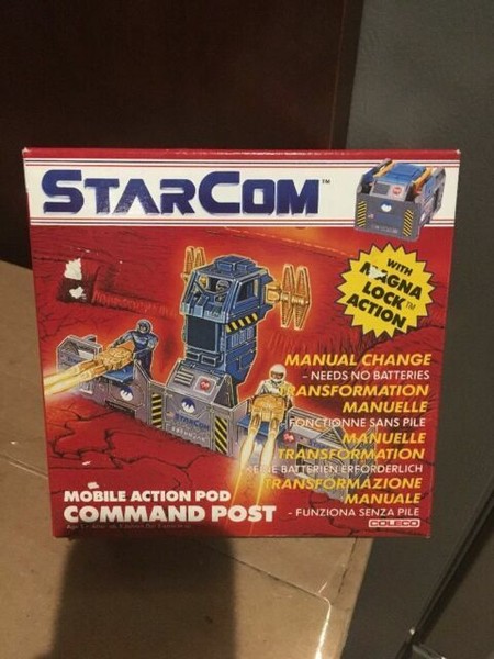 RARE Vintage 1988 Starcom Mobile Action Pod Command Post Coleco MIB for ...