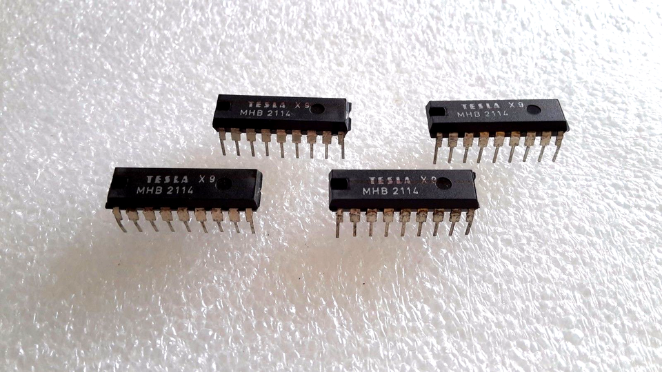 MHB2114 2 pcs Tesla nMOS Static RAM SRAM MM2114 1024x4bit MN2114 | eBay