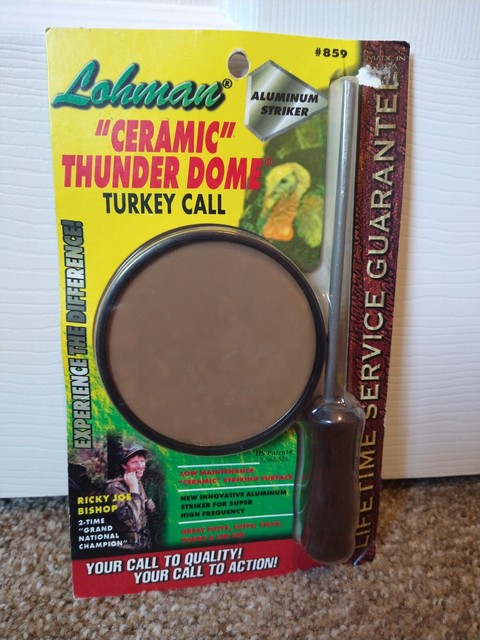 Vintage Lohman Game Calls Model #859 Ceramic Turkey Pot Call for sale ...