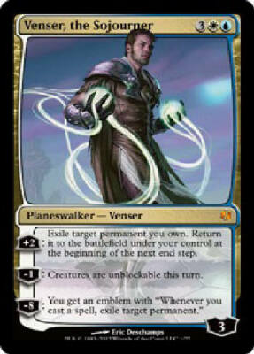 VENSER, THE SOJOURNER FOIL X4 4 4X Venser vs Koth MTG Magic Cards ...