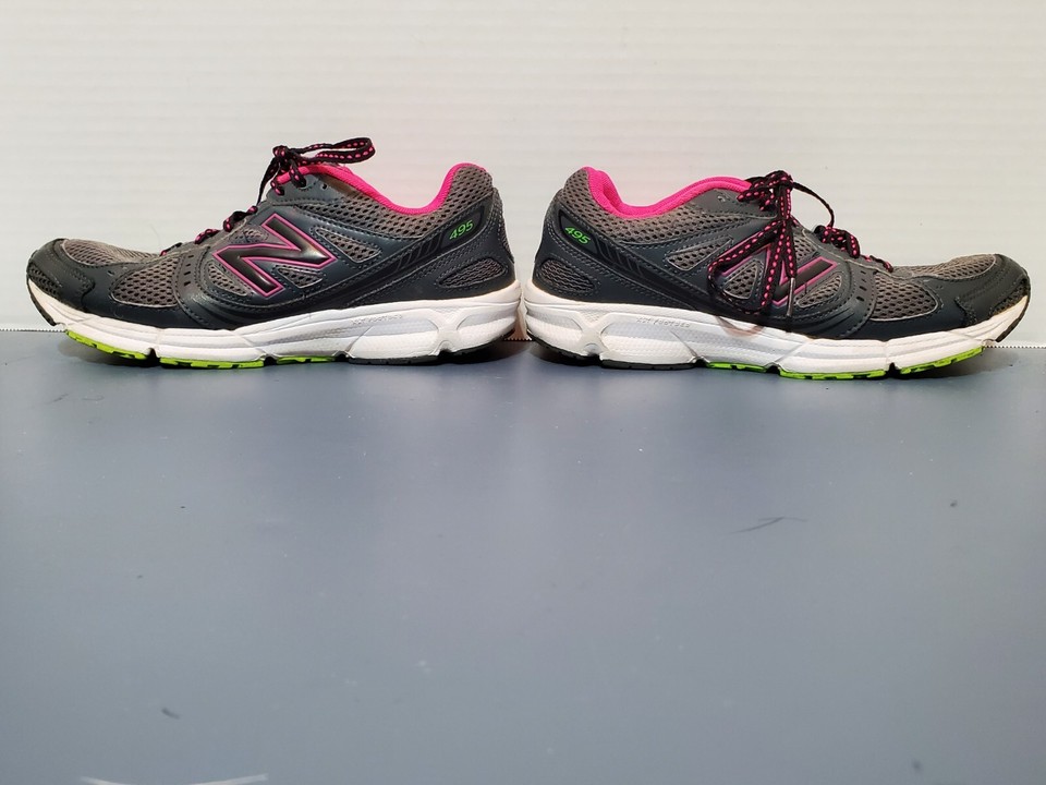 New Balance 495 V2 WE495GP2 Gray Running Athletic Shoes Sneakers Women ...