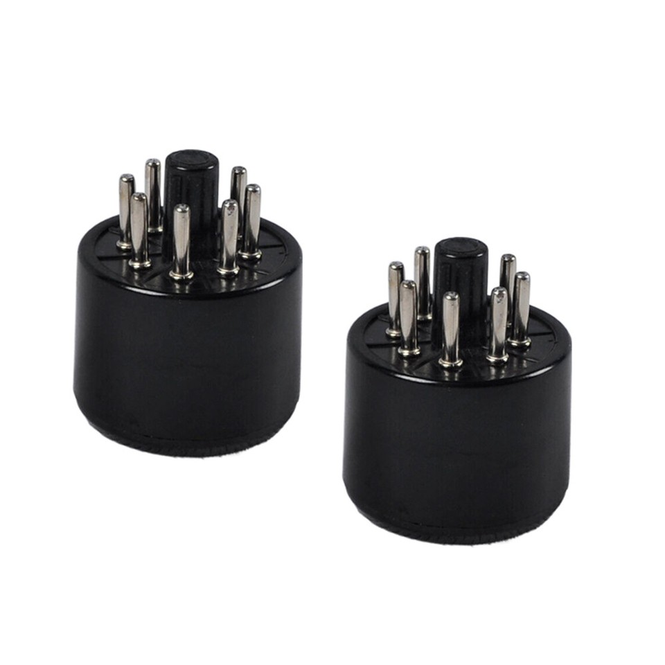 2x 8Pin Octal Vacuum Bakelite Tube Saver Socket Testing 6L6 6V6 6SN7 ...