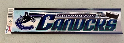 Vancouver Canucks Vibrant Official NHL Team Logo Car Bumper Sticker ...
