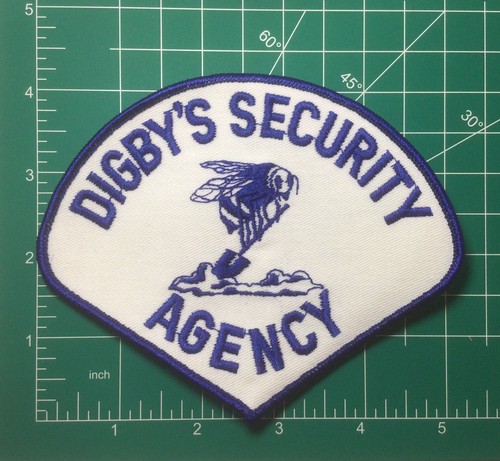 Chicago area private security patch vintage obsolete DIGBY'S SECURITY ...