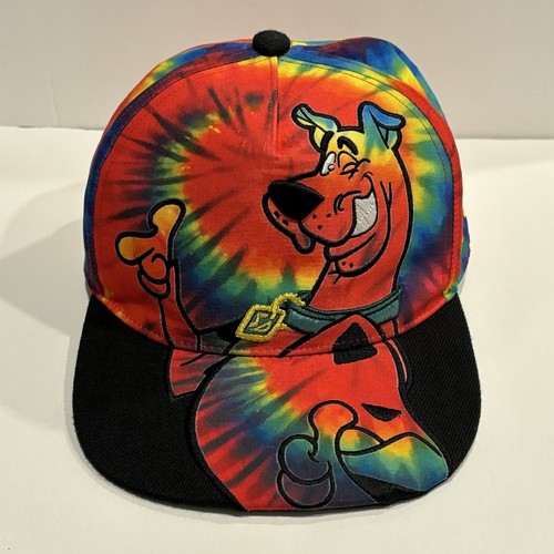 Scooby Doo Tie Dye Embroidered Snapback Cap Hat EUC | eBay UK