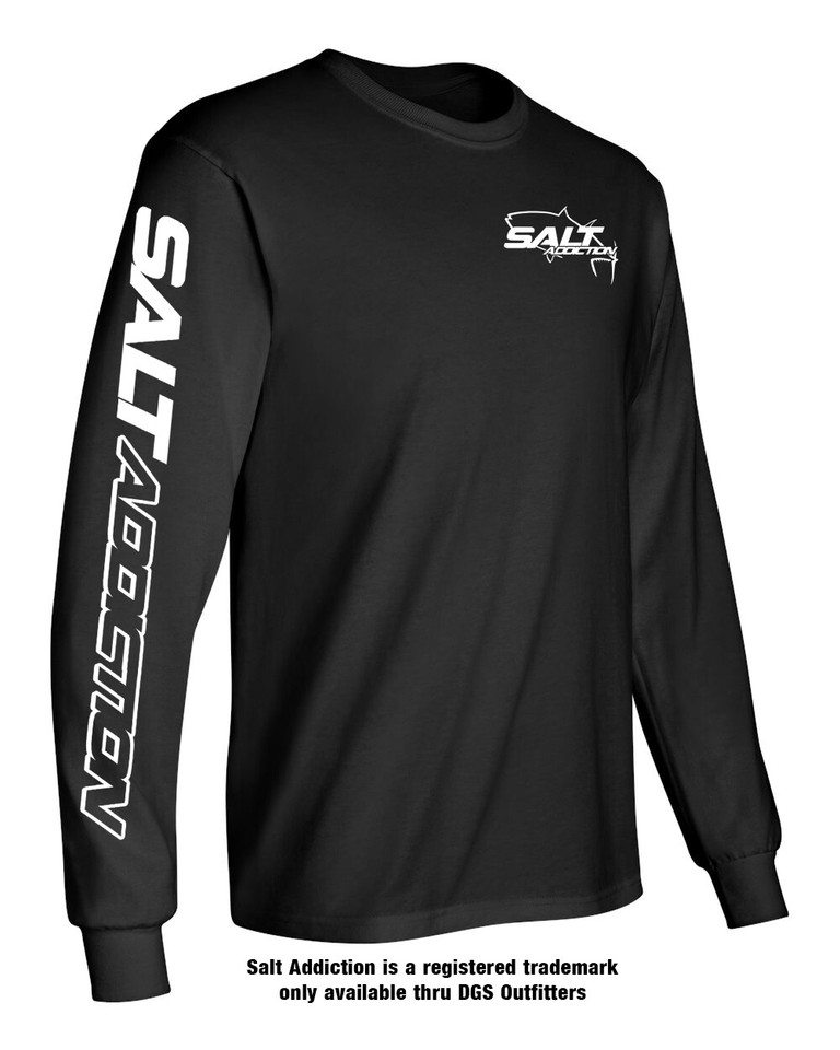 Salt Addiction t shirt long sleeve saltwater fishing apparel Tuna life ...