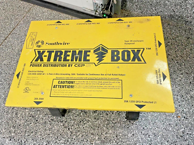 Southwire X-treme Power Distribution Box, Temporary Power Box, 50-Amp ...