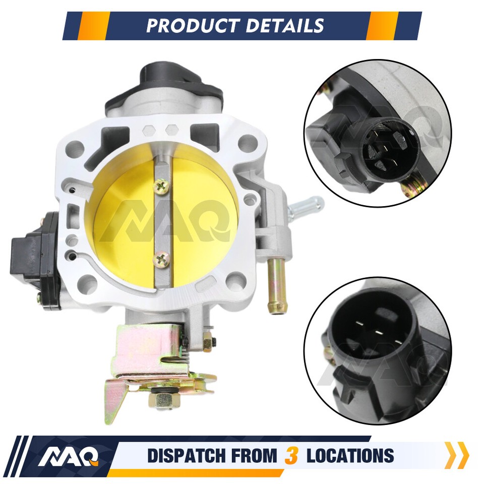70mm Throttle Body W/ TPS Map Sensor For Honda Civic Acura Integra B/D ...