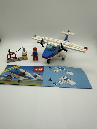 LEGO 6673 Town: Solo Trainer Airplane [1990] - 100% Complete + Manual ...