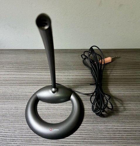 LABTEC PC MICROPHONE - 980192-1403 Computer Gaming Desk MIC, 3.5mm ...