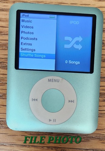 Apple iPod Nano 3rd Gen - 8GB - Green - 2" Screen - A1236 | eBay