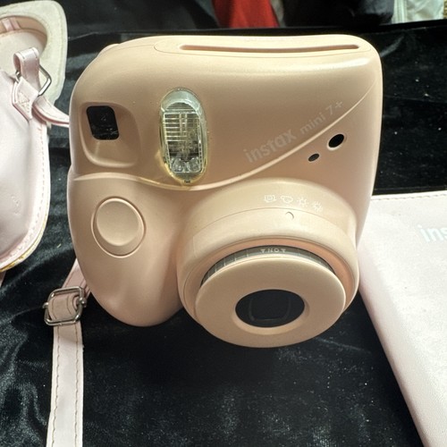 TESTED Fujifilm Instax Mini 7+ Plus Instant Camera, Pink. With Instax ...