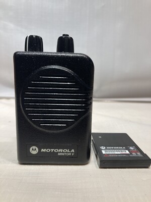 Motorola Minitor (5) V Pager, VHF 151-158.9975MHz, 2 CH SV, GOOD ...