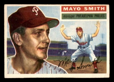 1956 Topps Baseball #60 Mayo Smith VG *k1 | eBay