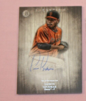 EDWIN ESCOBAR 2014 BOWMAN INCEPTION AUTO #PA-EE SF GIANTS /YOKOHAMA | eBay