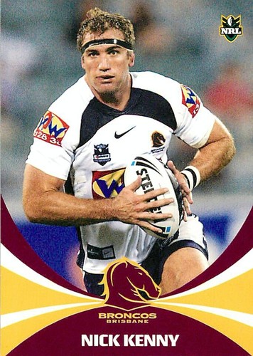 2011 BRISBANE BRONCOS NRL Card NICK KENNY Daily Telegraph | eBay Australia