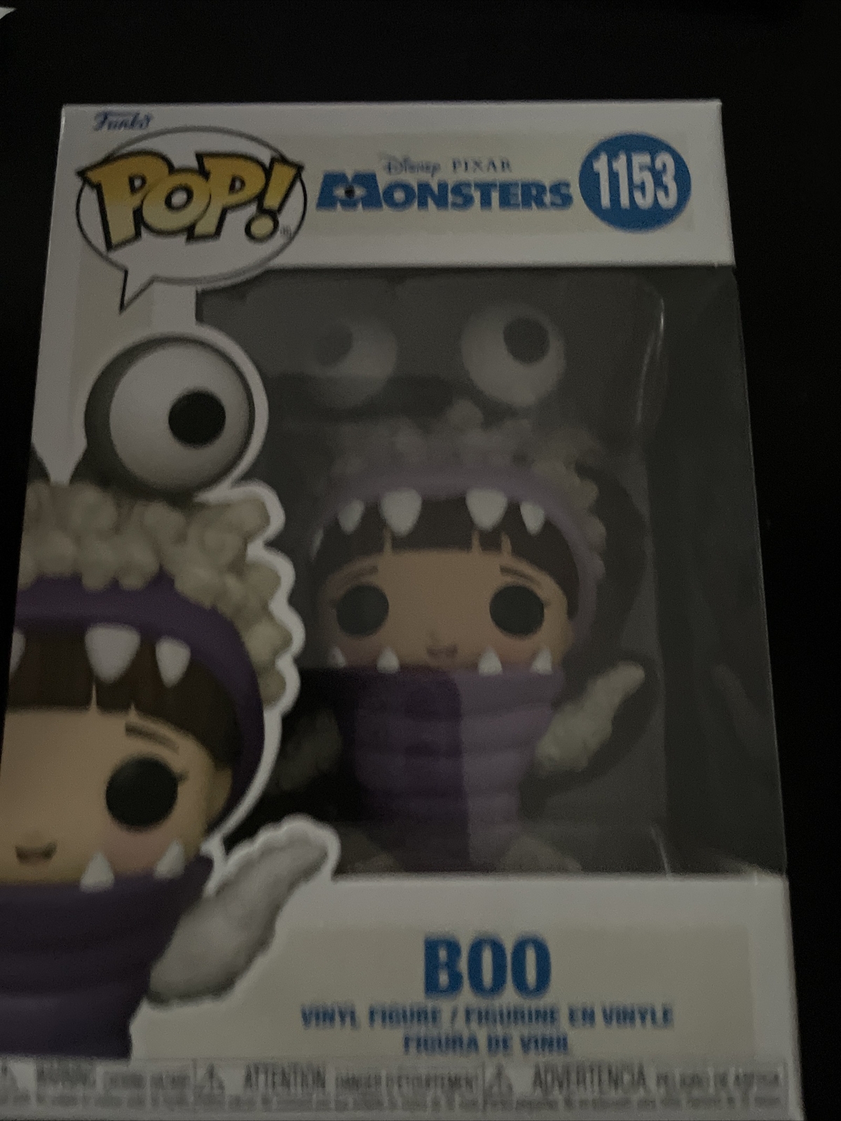 Funko POP! Boo #1153 Disney Pixar Monsters Inc Vinyl Figure | eBay