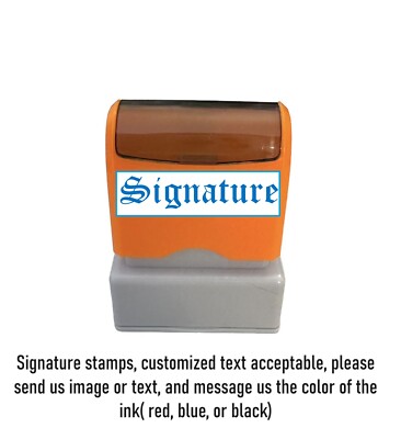 Rectangle Business PAID pre-Inked Stamps Custom Text | eBay