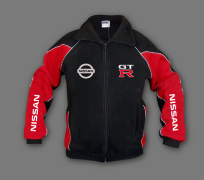 Nissan GTR Fleece Jacket Racing Sport Embroidered Apparel S-3XL | eBay