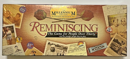 NEW Reminiscing board game The Millennium Edition The Game For People ...