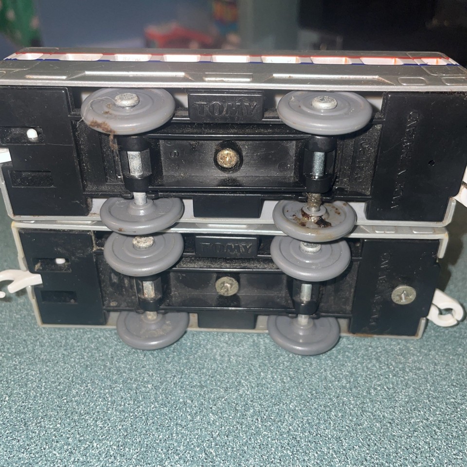 TOMY Tomica World Amtrak Coaches Only Trackmaster VERY HTF Fair Cond ...