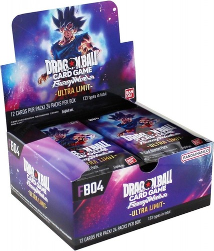 Bandai - Dragon Ball Super Fusion World Ultra Limit Booster Box Display ...