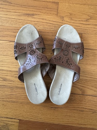 Croft And Borrow Women’s Size 11 Shoes Slip On Brown Sandal | eBay