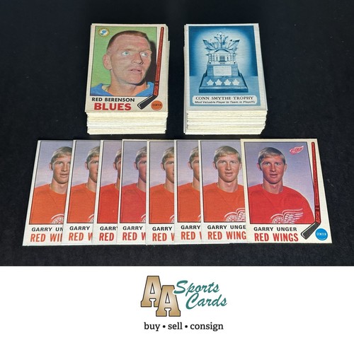 1969-70 O-PEE-CHEE HOCKEY (168 CARDS) MINOR STARS, RCs, TROPHYS/VERY ...