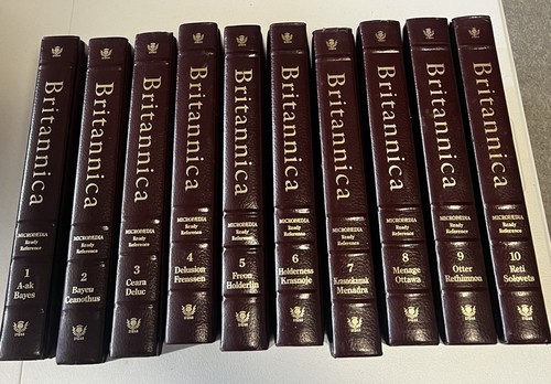 1986 Encyclopedia Britannica Micropaedia/Macropaedia Indexes & Annual ...