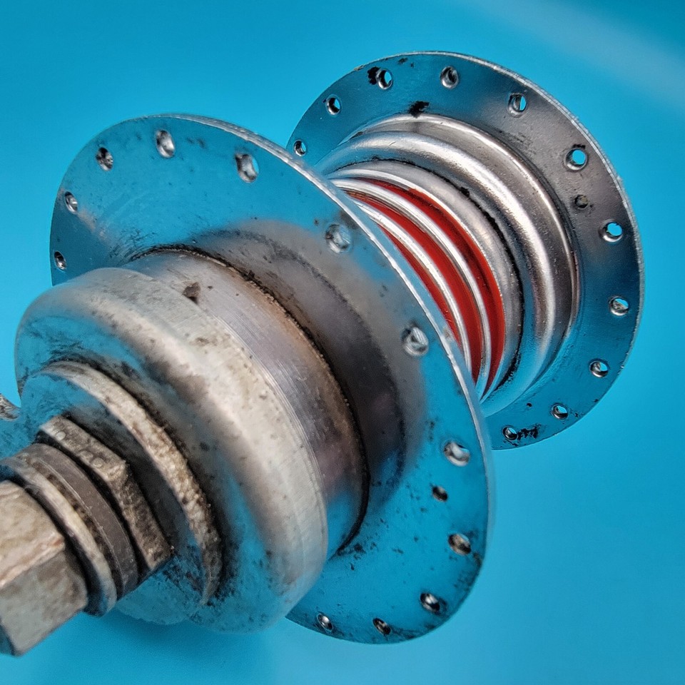 Vintage Bendix Automatic 2 Speed Kickbac Red Band Hub 36h Coaster Brake ...