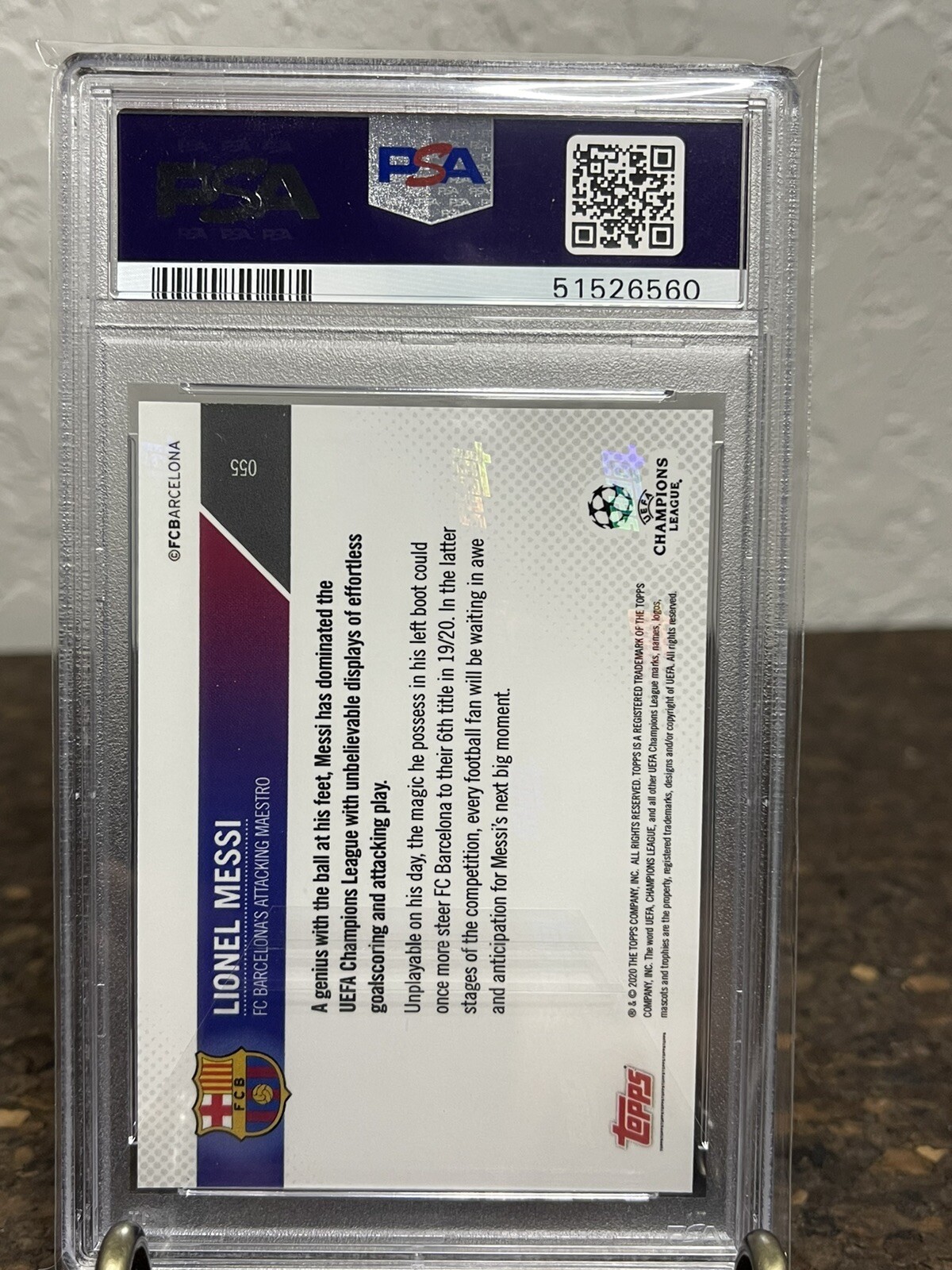 2019-20 Topps Now UEFA Champions League - One to Watch... Lionel Messi ...