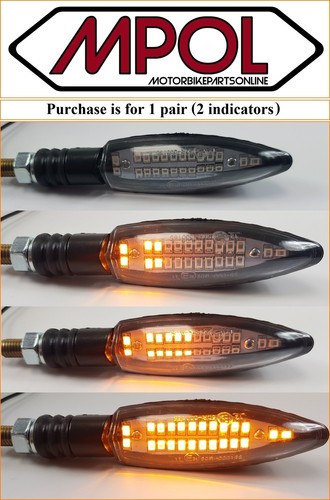 Front Candle Arch LED Sequential Indicators For Gilera Runner 125 VX ...