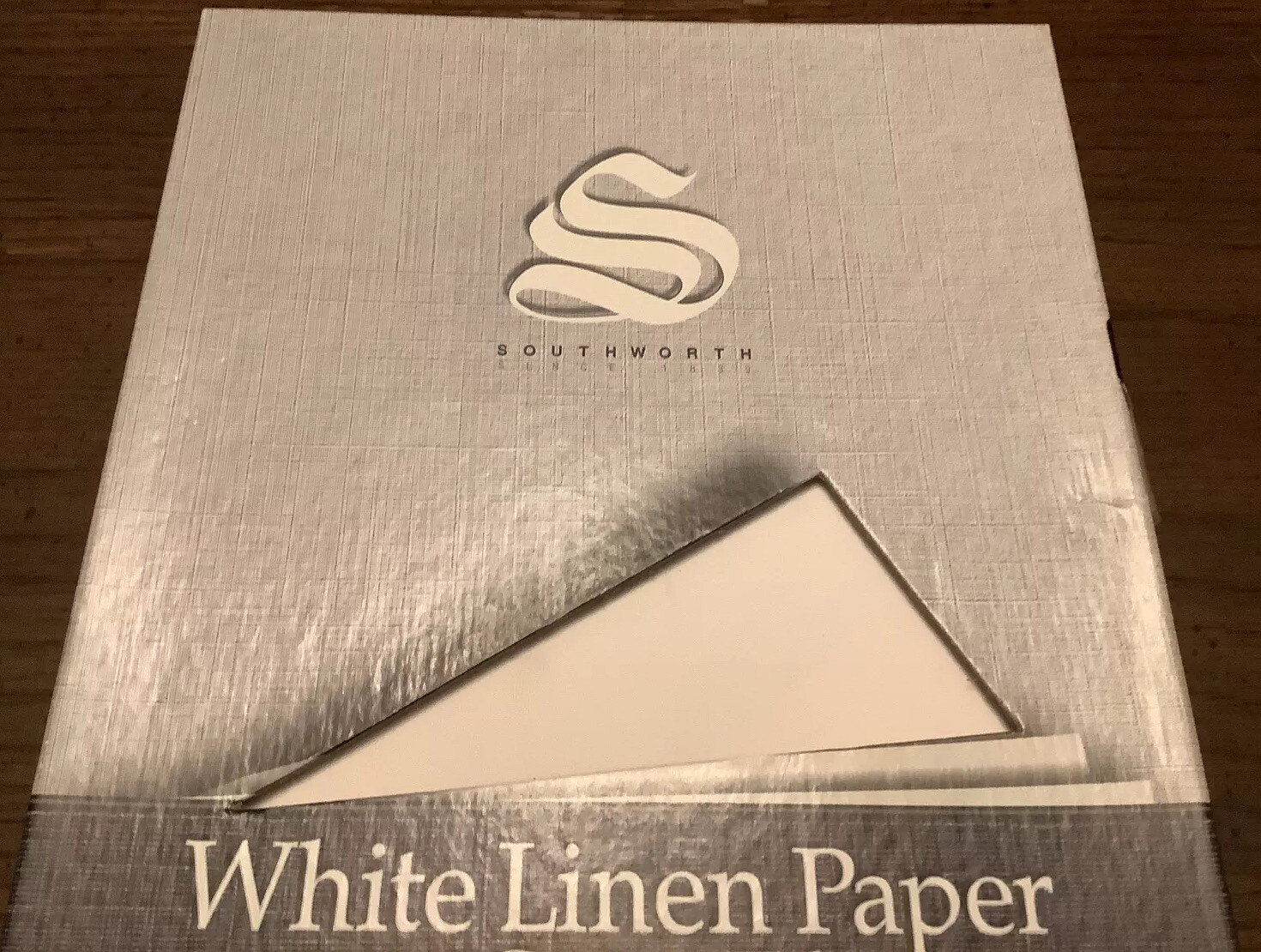 Southworth White Linen Paper for laser & jet printers. 28sheets In Box ...
