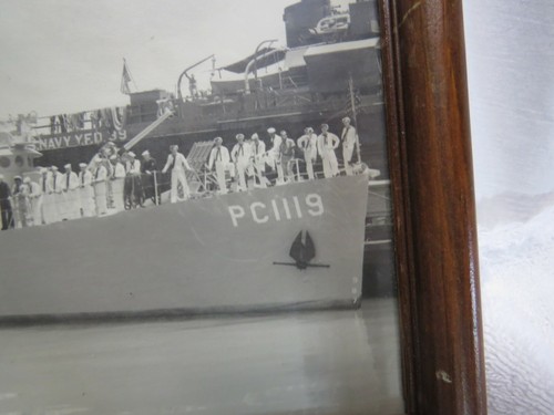 WW2 PC1119 (Greencastle) PC-461-class submarine chaser 8x10 Photograph ...
