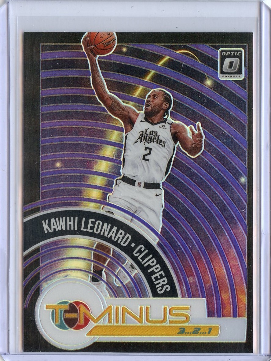 2020-21 Donruss Optic T-Minus 3 2 1 Purple #3 Kawhi Leonard | eBay