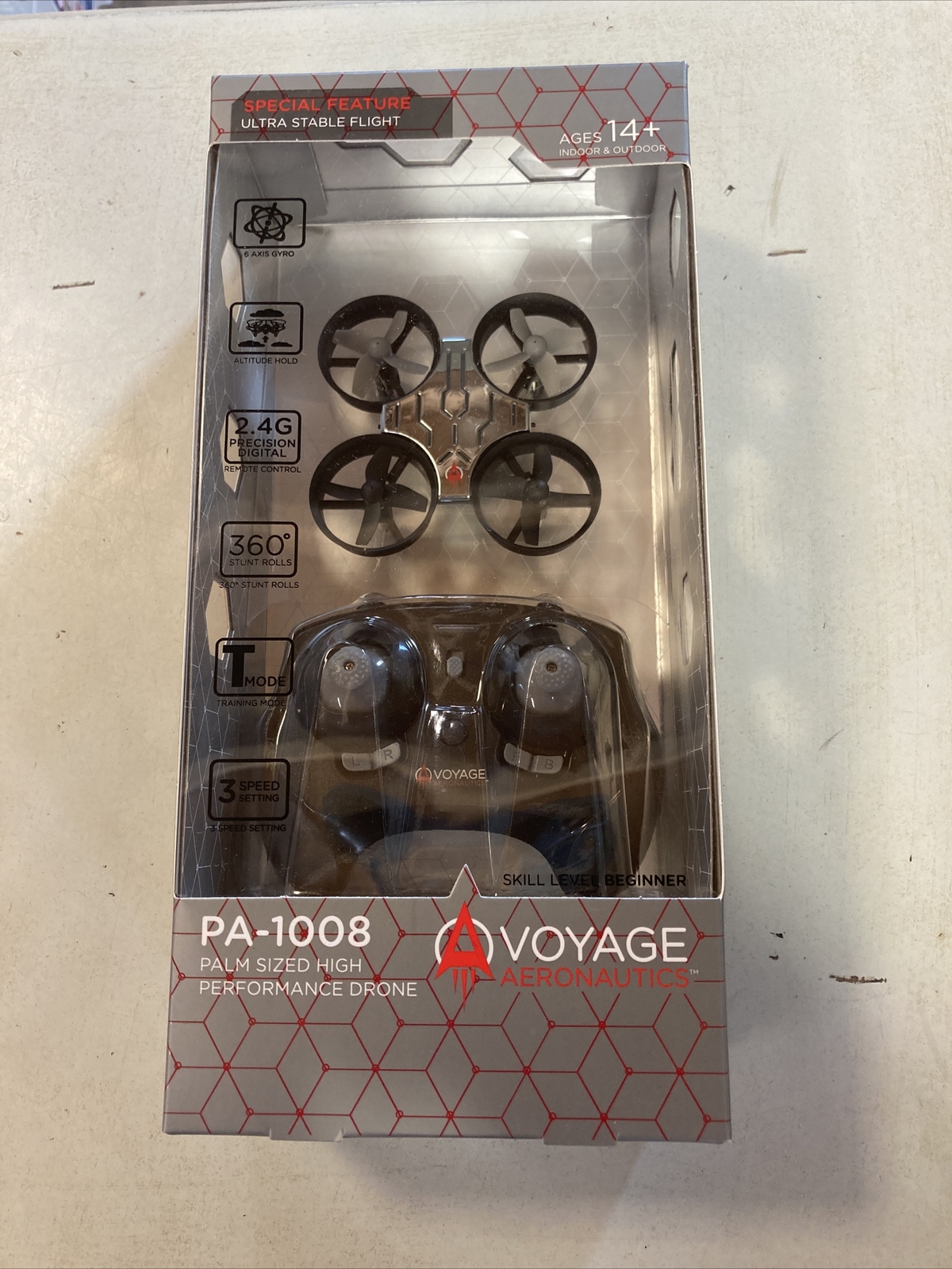 Voyage Aeronautics Micro Drone Remote 360 Degree Stunt Rolls Auto Start ...