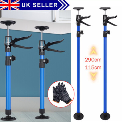 2X ADJUSTABLE DRYWALL PLASTERBOARD BUILDER CEILING EASY SUPPORT PROPS ...