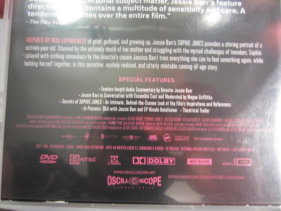 Sophie Jones DVD 2020 - Jessie Barr - Chase Offerle 850010804385| eBay