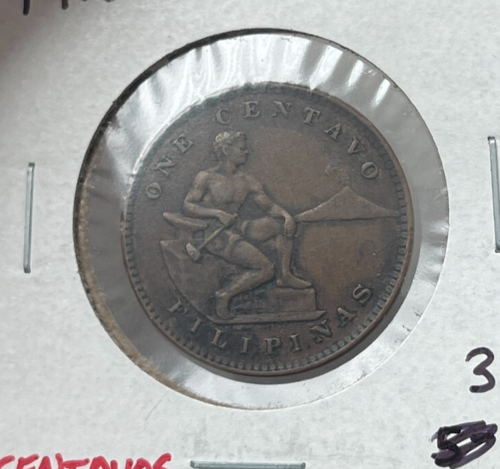 1903 "P" Philippines 1 One Centavo L2 | eBay