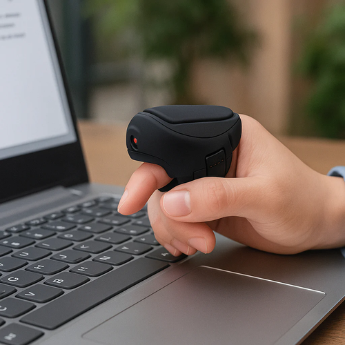 Finger Mouse, 2.4ghz Handheld Ergonomic Trackball Mouse presentation ...