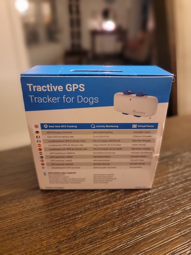 NEW Tractive GPS Tracker W/ Activity Monitoring for Dogs Snow NOB Never ...