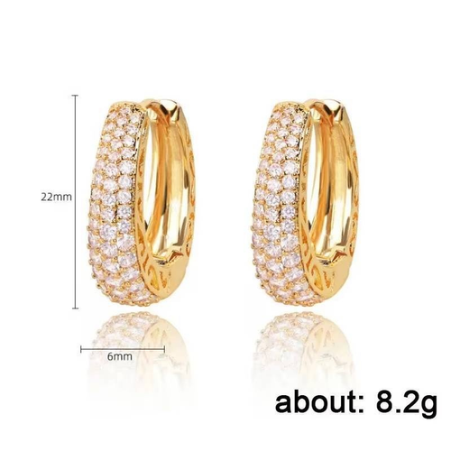 Modern Geometric Oval Earrings for Women Hollow Design Gold and Silver ...