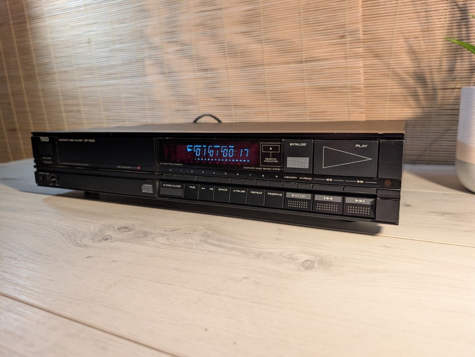 Trio Kenwood DP-1000 CD Player, Vintage 1986 Audiophile, CX20152 Based ...