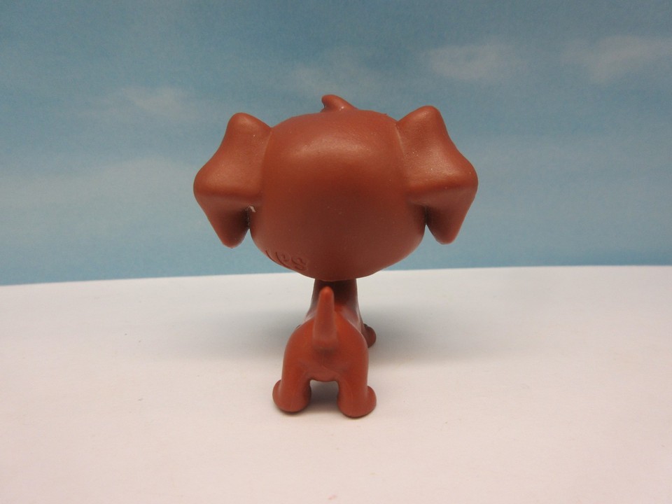 LITTLEST PET SHOP #3-84 SLUGGER LONGROUND DACHSHUND G6 HOTDOG COSTUME ...