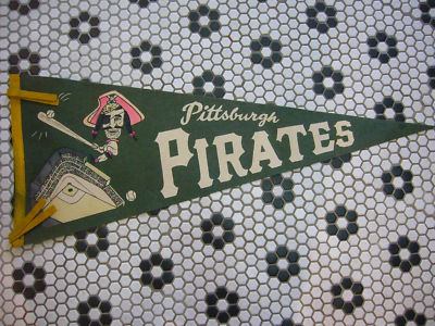 VINTAGE 1950'S PITTSBURGH PIRATES PENNANT CLEMENTE 1 | eBay