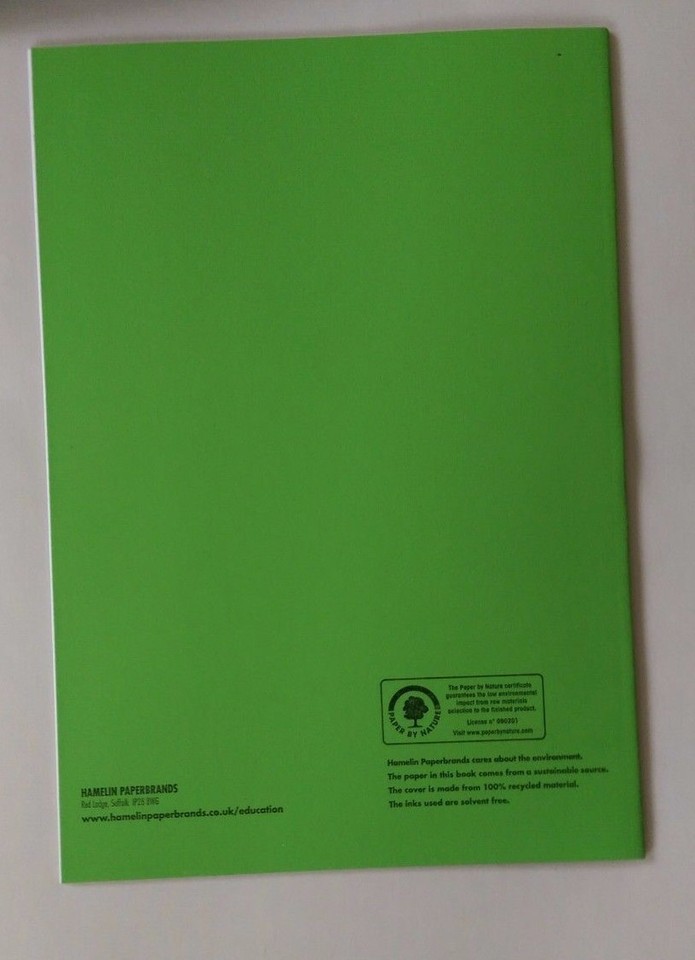 A4 maths exercise book NEW with 32 pages graph paper (2mm and 1cm ...