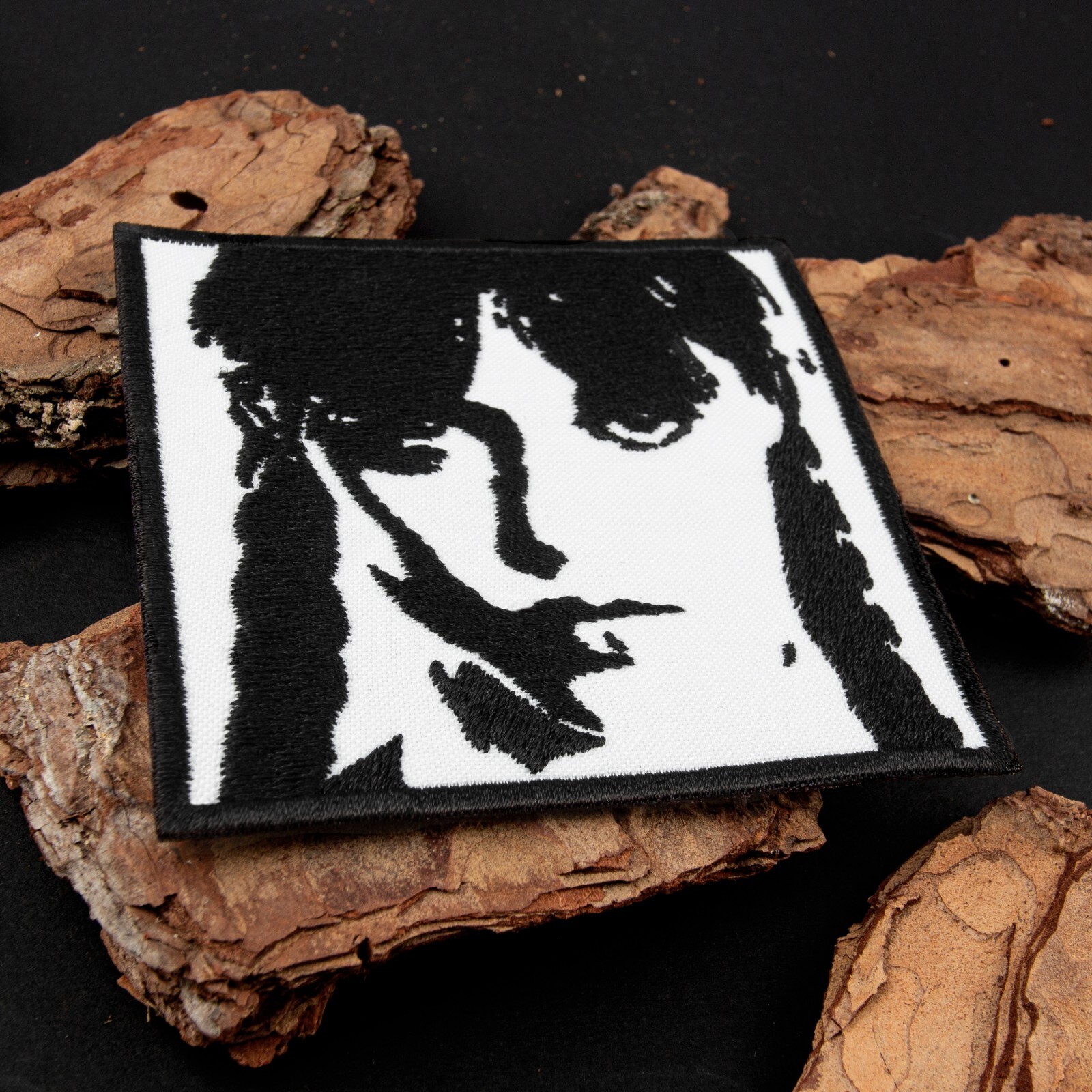 Wednesday Adams Portrait Embroidered Patch, Jenna Ortega Face, Iron On ...