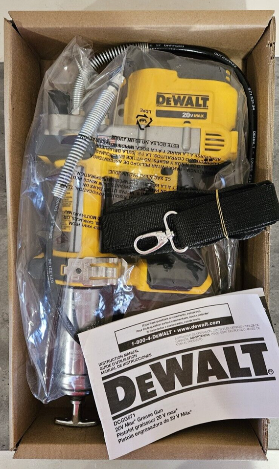 DEWALT 20V MAX Cordless Grease Gun - Tool Only DCGG571B | eBay